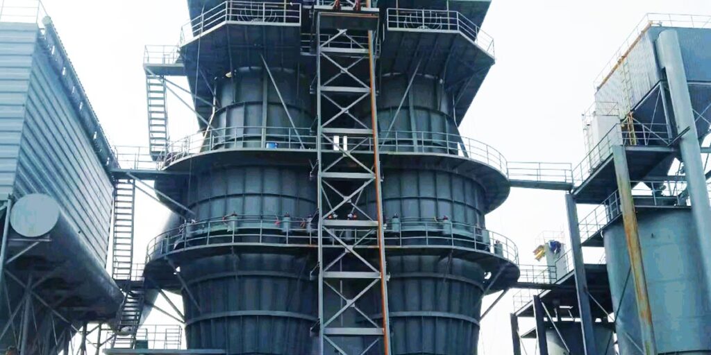 Maerz Double Chamber Lime Kiln Was Completed - Kerui Refractory